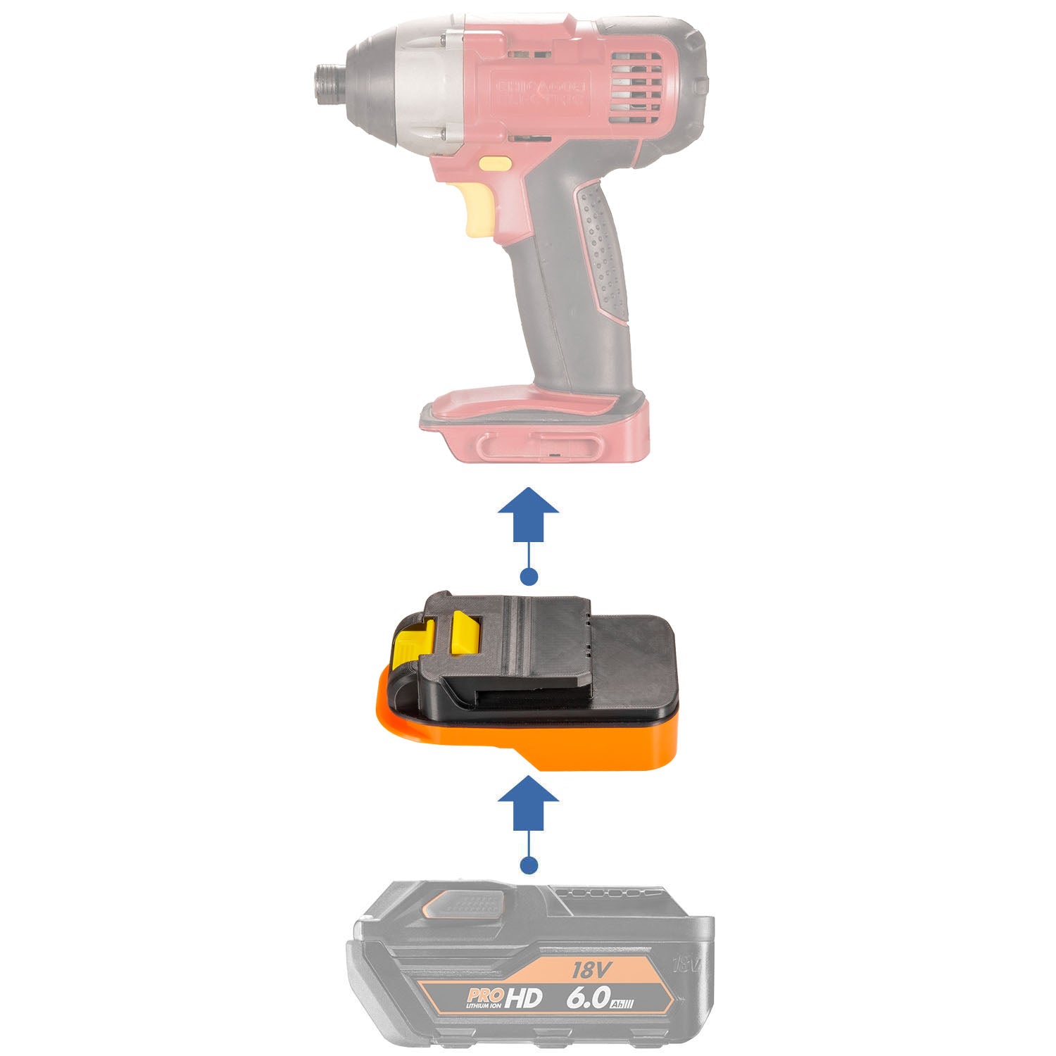 AEG to Chicago Electric Battery Adapter – Power Tools Adapters