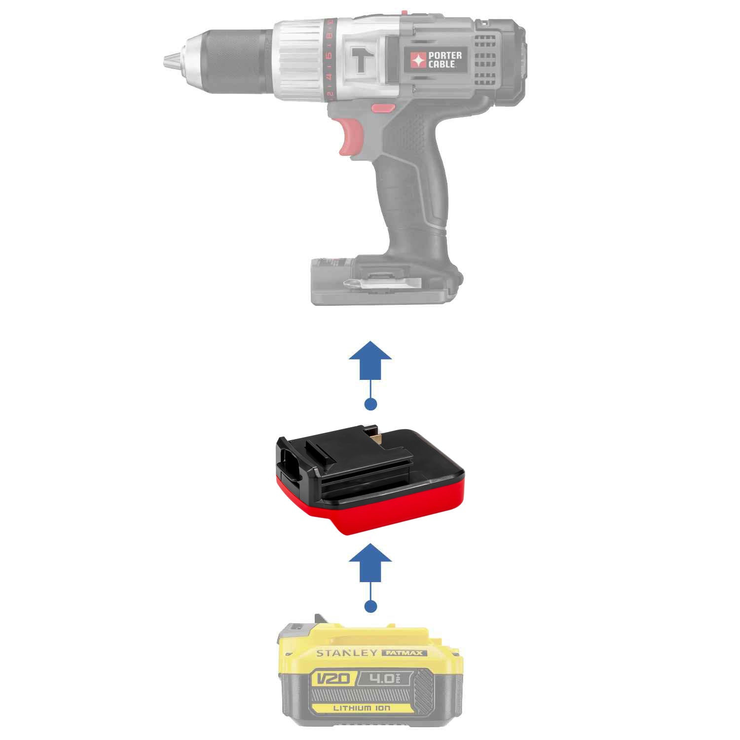 Stanley Battery Adapter to Porter Cable – Power Tools Adapters
